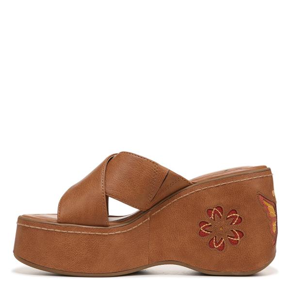 商品名: ZODIAC(ゾディアック) レディース ネッササンダル, キャラメルフローラル, 9 ZODIAC Womens Nessa Slides Wedge Sandal, Caramel Brown Flower, 9 USブランド...