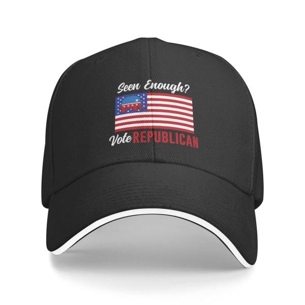 商品名:  Had Seen Enough Vote Republican Hat Men Women Vote Red 2022 Cap Anti Democrat Baseball Cap Black Trump 2024 Hatブラン...