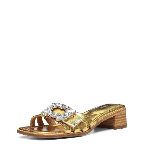 商品名: Donald Pliner レディース Bellamy スライドサンダル, ゴールド, 5.5 Donald Pliner Women's Slide Sandal, Gold, 5.5ブランド: Donald J Pliner商...