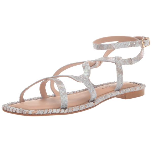 商品名: Donald Pliner レディース フラットサンダル, ブルー(Sky), 7.5 Donald Pliner Women's Flat Sandal, Sand Snake Print, 7.5ブランド: Donald J ...