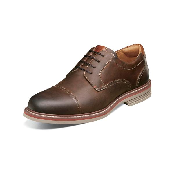 商品名:  Florsheim Men's Neufeld Cap Toe Oxford, Brown Crazy Horse, 12 Wideブランド: Florsheim商品サイズ: 12 Wide高さ: 35.8cm横幅: 20.7c...