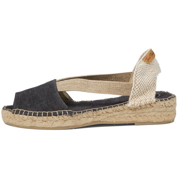 商品名: Toni Pons レディース Elora-v エスパドリーユウェッジサンダル, ブラック ヴィンテージ, 6.5-7 Toni Pons Women's Elora-V Espadrille Wedge Sandal, Blac...