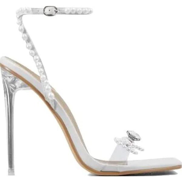 商品名:  Lemonade Rhinestone Clear High Heel Sandals for Women Candy Coated White 8ブランド: Lemonade商品サイズ: 8商品番号: 色: White P海外...