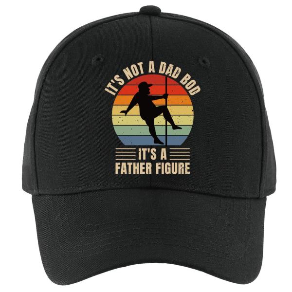 商品名:  Pishovi It's Not A Dad BOD It's A Father Figure Fun Baseball Cap, Vintage Adjustable Cotton Cap, Funny Birthday Gi...