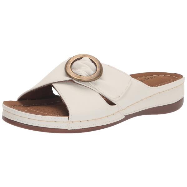 商品名: Easy Street レディース Bloomer スライドサンダル, ホワイト, 5 Easy Street Women's Bloomer Slide Sandal, White, 5ブランド: Easy Street商品サイ...