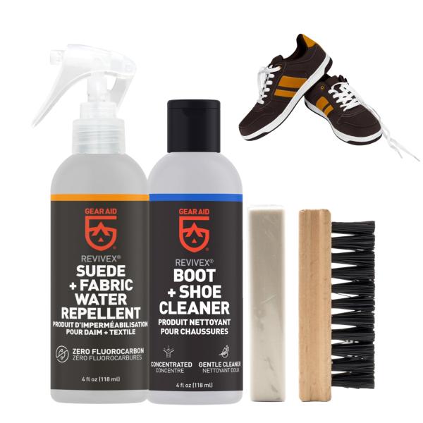 商品名:  GEAR AID Revivex Suede Shoe Cleaner and Conditioning Kit, Restore Your Sneakers, Includes Soap, Water Repellent fo...