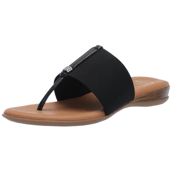 商品名: Andre Assous レディース 素敵なフェザーウェイト フラットサンダル, ブラック/ブラック, 7 Andr〓 Assous Women's Nice Elastic Slide (7, Black)ブランド: Andr〓...