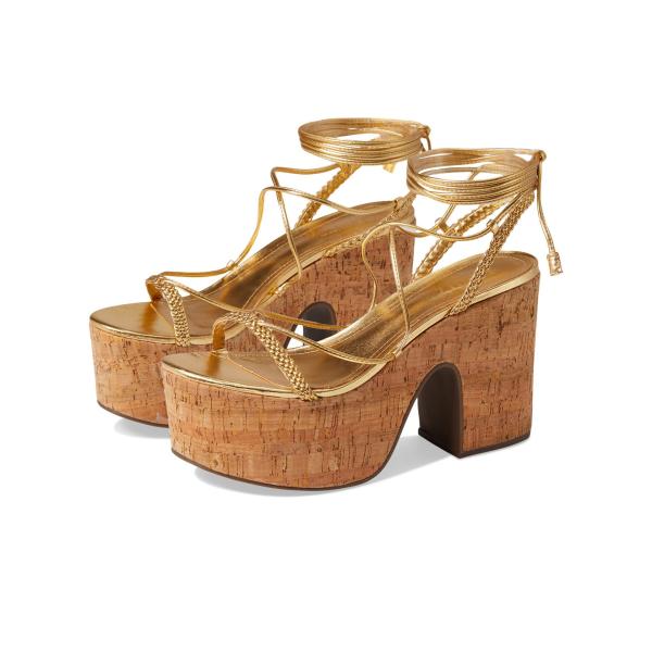 商品名: SCHUTZ レディース マキシマ カットアウトサンダル, ウロクラロオーチ, 9 Schutz Women's Maxima Cutout Sandal, Ouro Claro Orch, 9ブランド: Schutz商品サイズ:...