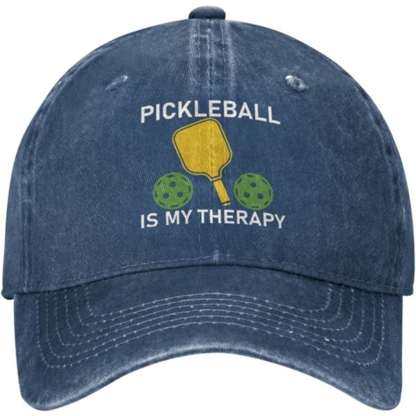 商品名:  Pickleball Hat Pickleball is My Therapy Hat for Women Dad Hat Adjustable Capブランド: Generic商品サイズ: One Size商品番号: 色: N...