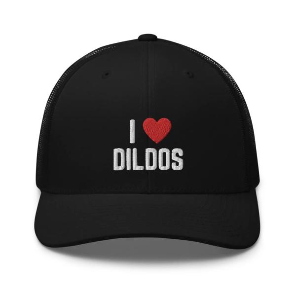 商品名:  I Love Dildos - Trucker Hat, Offensive Gifts, Funny Quote Hats, Funny Sayings Womens Humor Joke Sarcasm LGBT Black...
