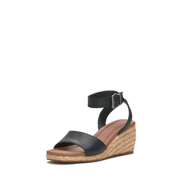 商品名: Lucky Brand レディース Nalmo エスパドリーユ ウェッジサンダル, ブラック, 5.5 Lucky Brand Women's Nalmo Espadrille Wedge Sandal, Black, 5.5ブラ...