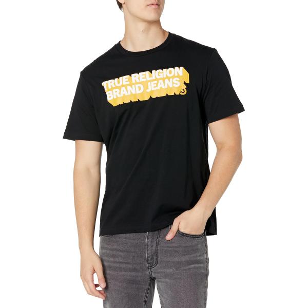 商品名:  True Religion Men's Relaxed Trbj Shadow Tee, Jet Black, Largeブランド: True Religion商品サイズ: Large高さ: 28.6cm横幅: 27.3cm奥行...