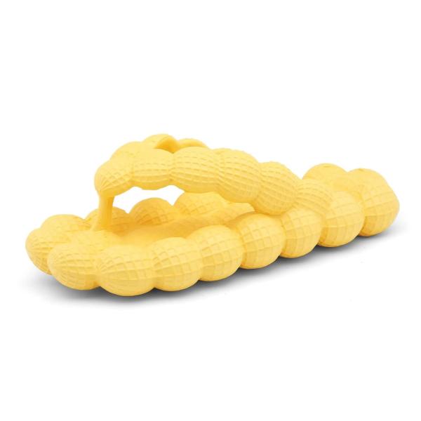 商品名: scecocrs バブルスライド フリップフロップ レディース メンズ 厚手 クッション入り ゴルフボールスライド プラットフォーム マッサージ ビーチ プール シャワー バスルーム サンダル ピンク, イエロー, 7-7.5 W...