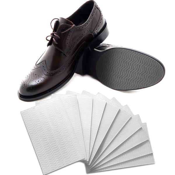 商品名:  10 Pcs Shoe Sole Protector Non Slip Shoe Pads Anti Skid Shoe Treads 3.1 x 5.1 Inches Adhesive Shoe Grip Pads Rubbe...