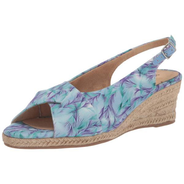 商品名: Easy Street レディース Devlin サンダル, ブルー&amp;パープル マルチ, 5 Easy Street Women's Devlin Sandal, Blue &amp; Purple Multi, 5ブラン...