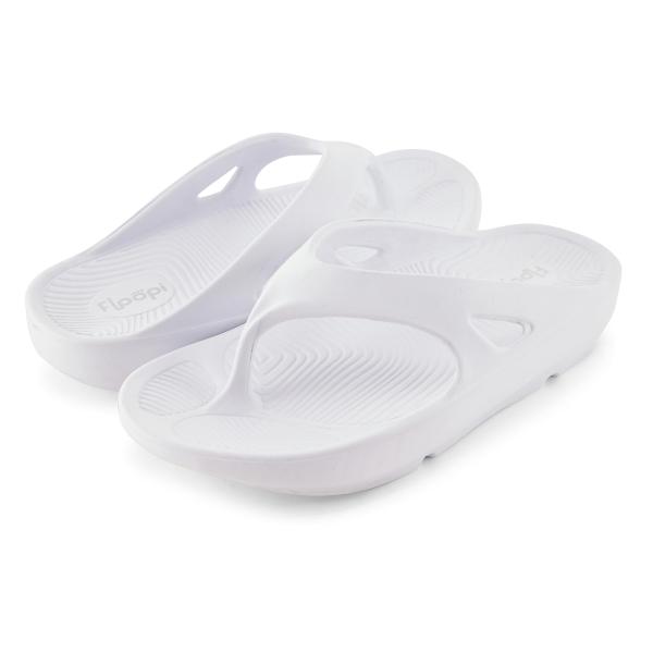 商品名: Floopi レディース サンダル 軽量 トングサンダル レディース スポーツサンダル アーチサポート付き 防水 ビーチビーチサンダル, ホワイト, 10 Floopi Womens Sandals LightWeight Tho...