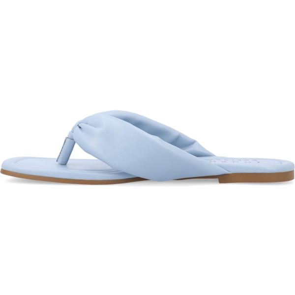 商品名:  Journee Collection Womens Kyleen Tru Comfort Foam Flip Flop Puffy Sandal Blue 8.5 Medium WOMENS USブランド: Journee Co...