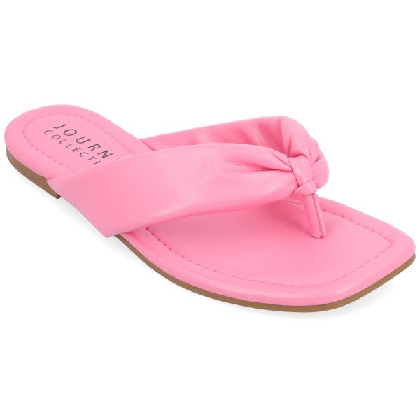 商品名:  Journee Collection Womens Kyleen Tru Comfort Foam Flip Flop Puffy Sandal Pink 9 Medium WOMENS USブランド: Journee Coll...