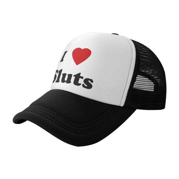 商品名:  Hat,I Love Sluts I Love Hot Sluts Trucker Hat Baseball Cap Black Women Men Dad Hat Golf Cowboy Hatブランド: Kkaingg商品サ...