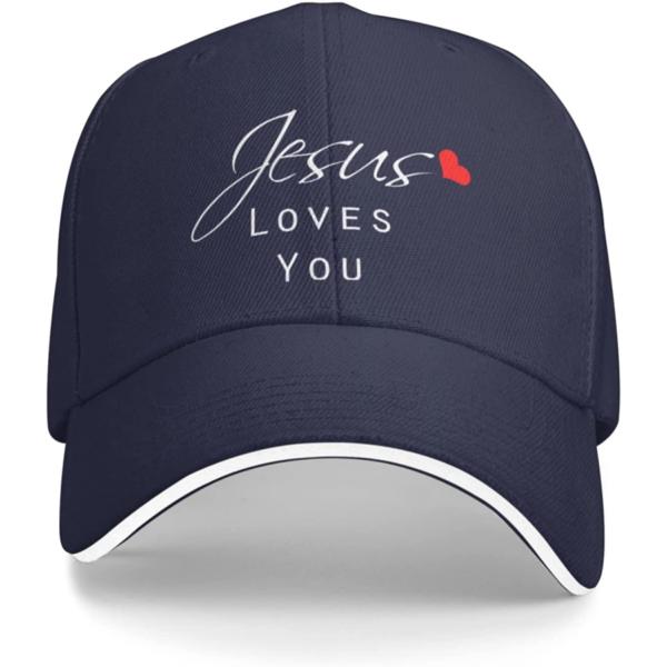 商品名:  Jesus Love You Hat for Men Baseball Caps Cute Hatブランド: Generic商品サイズ: One Size商品番号: 色: Navy Blue素材: Polyester海外の輸入品...