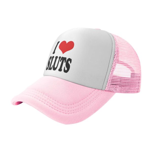 商品名:  Hat,I Love Sluts Trucker Hat Baseball Cap Pink Women Men Dad Hat Golf Cowboy Hatブランド: Kkaingg商品サイズ: One Size商品番号: ...