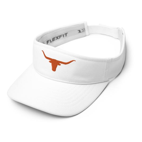 商品名:  RIVEMUG Longhorn Golf Sun Visor Orange Embroidery Hat Adjustable Texas Western Cowboy Sports Running Tennis for Me...