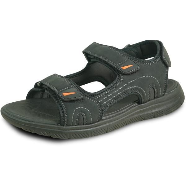 商品名:  KOZI Men Classic Casual Sandal River Sandal SPORTSMAN-1 Open Toe Adjustable Hook-and-Loop Strap Black Size 10ブランド:...