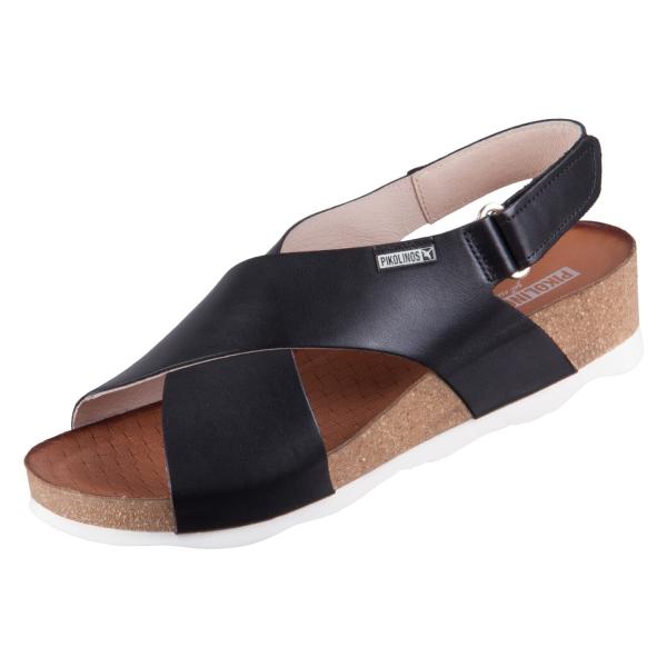 商品名: PIKOLINOS レザーフラットサンダル マホン W9E, ブラック, 6.5-7 PIKOLINOS Mahon W9E-0912 Black EU 37 (US Women's 6.5-7) B (M)ブランド: PIKOL...