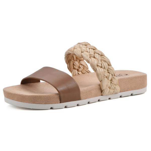 商品名: CLIFFS BY WHITE MOUNTAIN レディース トニック スライドサンダル, タン/スムース, 11 CLIFFS BY WHITE MOUNTAIN Women's Tonic Slide Sandal, Tan/...