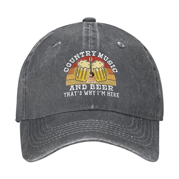 商品名:  Funny Gift Hat Country Music and Beer That's Why I'm Here Hat Men Dad Hat Adjustable Hatブランド: Generic商品サイズ: One Si...
