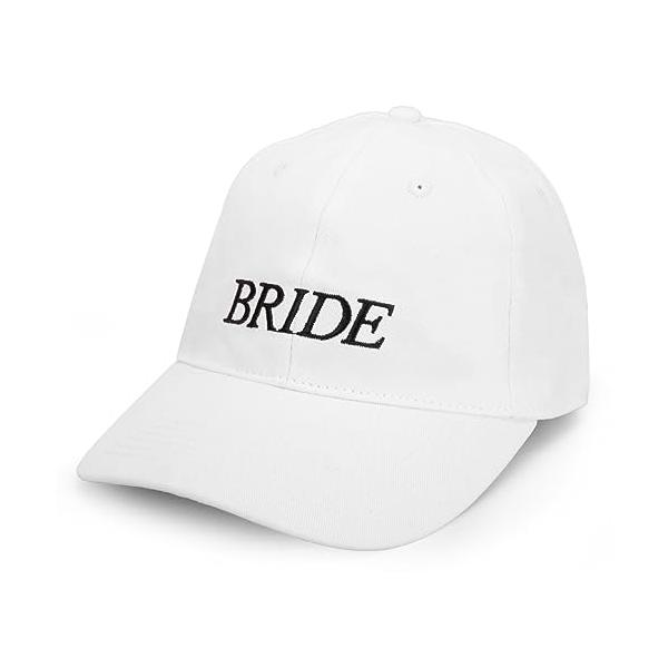 商品名:  xo, Fetti Bride Baseball Hat Bachelorette Party Decorations White | Bride to Be Gift, Engagement Party Supplies, C...