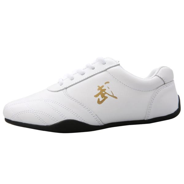 商品名:  Tai Chi Kung Fu Shoes, Leather Martial Art Shoes Chinese Wushu Shaolin Trainer Wing Chun Sneakers for Men Women,Wh...
