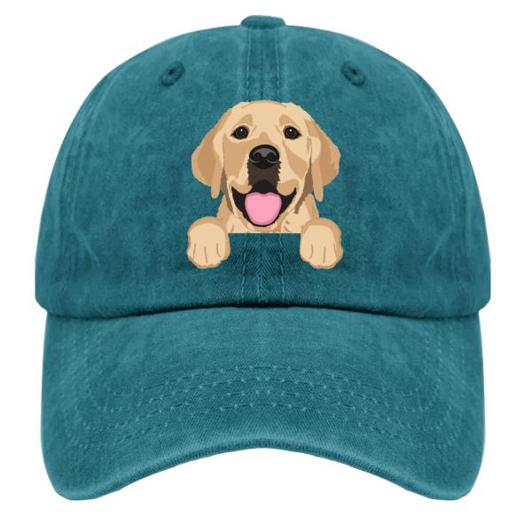 商品名:  devor Hat Cute Labrador Dad Hat for Women Graphic Denim Caps Adjustableブランド: devor商品サイズ: One Size商品番号: 色: Cyan Blu...