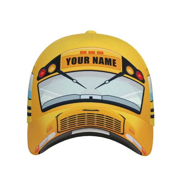 商品名:  School Bus Driver Trucker Hat Cap for Men Women Custom Text/Name Personalized School Caps Adjustable 3D Printing B...