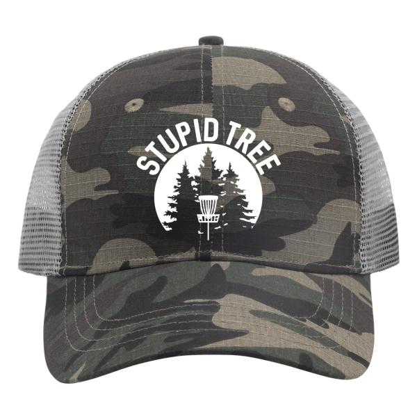 商品名:  Baseball Cap Stupid Tree - Distressed Disc Golf Dad Hat for Women Funny Denim Baseball Caps Adjustableブランド: Generi...
