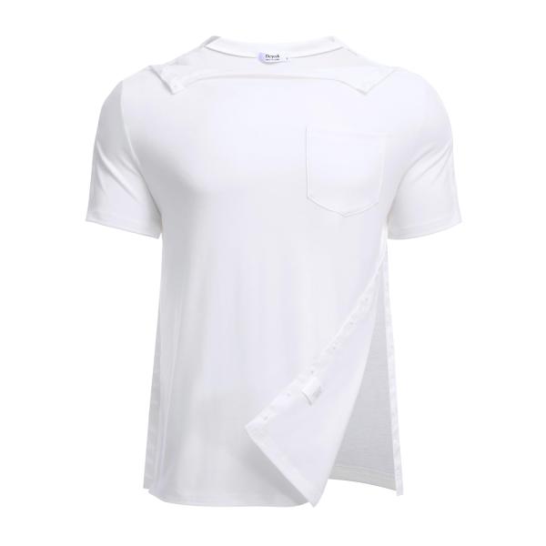 商品名:  Deyeek Post Shoulder Surgery Shirts Tear Away Snap Button Dialysis Clothes Broken Arm Recovery Gifts Hospital Gown...