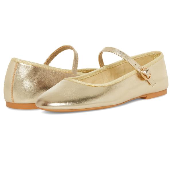 商品名: Steve Madden レディース Violette Mary Jane フラット, ゴールド, 9.5 Steve Madden Violette Flat Gold 9.5 Mブランド: STEVE MADDEN(スティーブ...