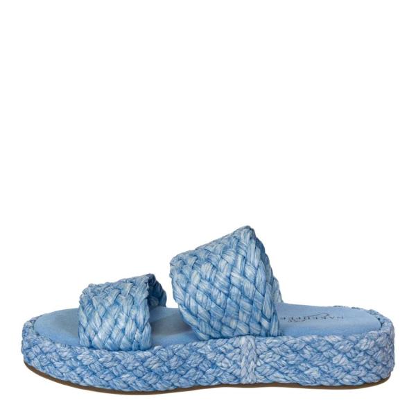商品名: naked Feet レディース サントリーニ エスパドリーユサンダル, ライトブルー, 24.5 naked Feet Women's SANTORINI Espadrille Sandal, LIGHT BLUE, 8.5ブラ...