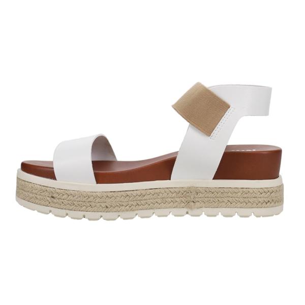商品名: MIA Kandice, ホワイト, 9 MIA Womens Kandice Espadrille Platform Athletic Sandals Casual Low Heel 1-2" - White - Size 9 ...