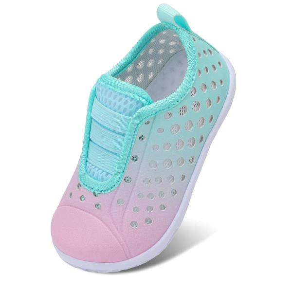 商品名:  Fires Girls Water Shoes Toddler Water Shoes for Girls for Beach Swim Pool Quick Dry Barefoot Aqua Socks Slip-On Br...