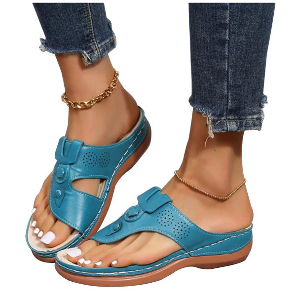商品名:  Women Soft Big Toe Foot Sandal Bunion Corrector Slippers, Summer Pu Leather Orthopedic Sandals Flip Flop Beach San...