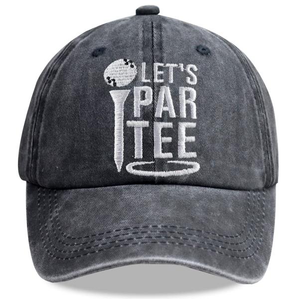 商品名:  Tacoesha Golf Gifts for Dad Mom, Lets Par Tee Golf Hats for Men Women, Adjustable Embroidered Wash Cotton Baseball...