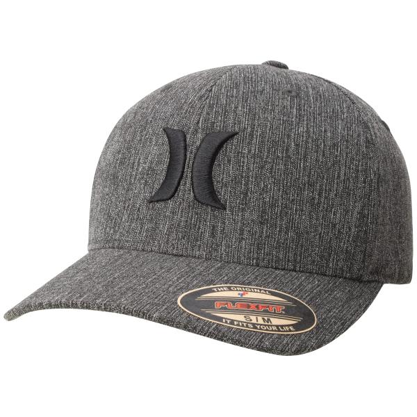 商品名: Hurley メンズ ブラックテクスチャ ベースボールキャップ, ダークグレー(anthracite), Large-X-Large Hurley Men's Caps - One &amp; Only Flexfit Textu...