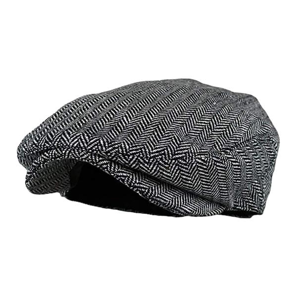 商品名:  Fashion Men's Classic Herringbone Newsboy Hat Cabbie Golf Cap for Men Plaid Outdoors Beret Hat Driving Huntingブランド...