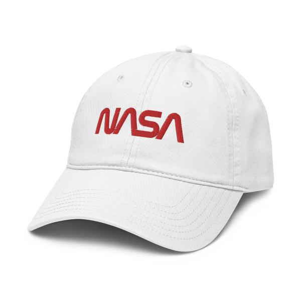 商品名:  Space Science Classic Jumbo Red Worm Logo Adjustable Baseball Hatブランド: NASA商品サイズ: One Size高さ: 25.4cm横幅: 15.24cm奥行:...
