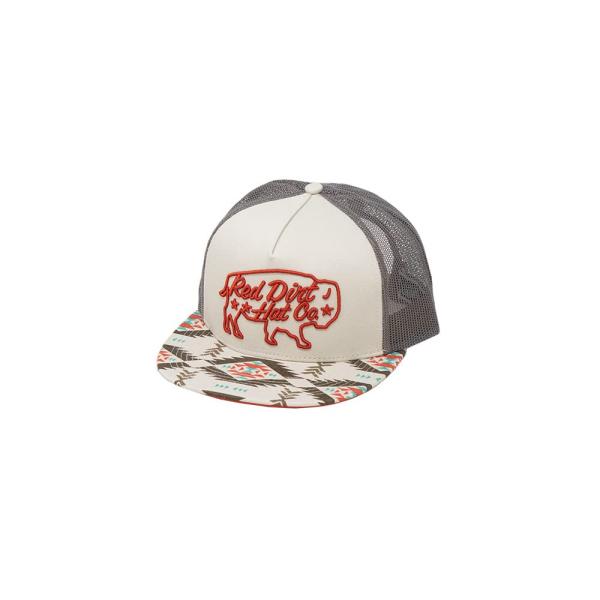 商品名:  Red Dirt Hat Company Buffalo Adjustable Snapback Hat (US, Numeric, 0, 8, Big Bison - Cream/Grey)ブランド: Red Dirt Hat...