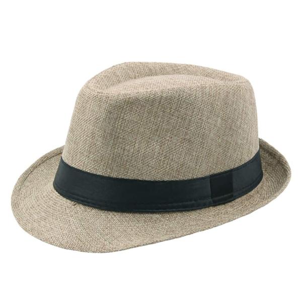 商品名:  Mens Solid Vintage Panama Hat Bowler Hat Sun Hat with Black Band Classic Low Profile Short Brim Fedora Gentleman B...