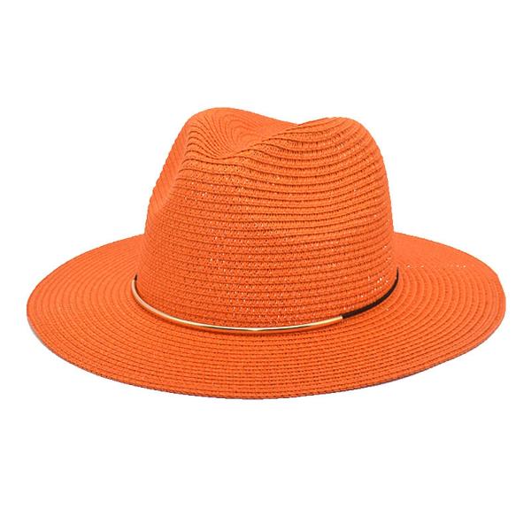 商品名:  Mens Womens Straw Hat Summer Outdoor Travel Sunshade Sun Hat British Jazz Bowler Hat Fisherman Hat Fedoras Hat (Or...