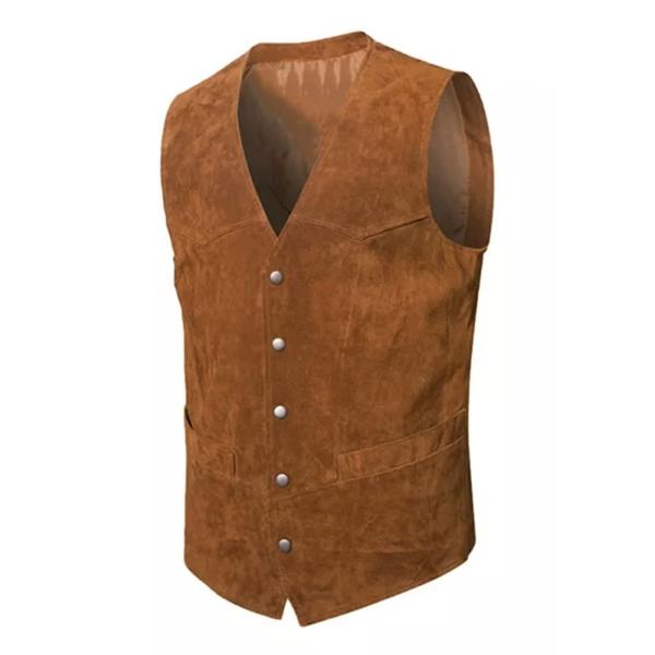 商品名:  LILIS Men's Slim Fit Suede Leather Suit Vest 5 Buttons Business Dress Waistcoatブランド: LILIS商品サイズ: Large高さ: 5cm横幅: 1...