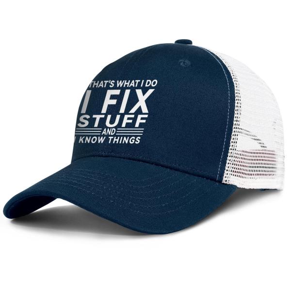 商品名:  I Fix Stuff and I Know Things Hat for Men That's What I Do I Fix Stuff and I Know Things Hat Cool Adjustable Baseb...